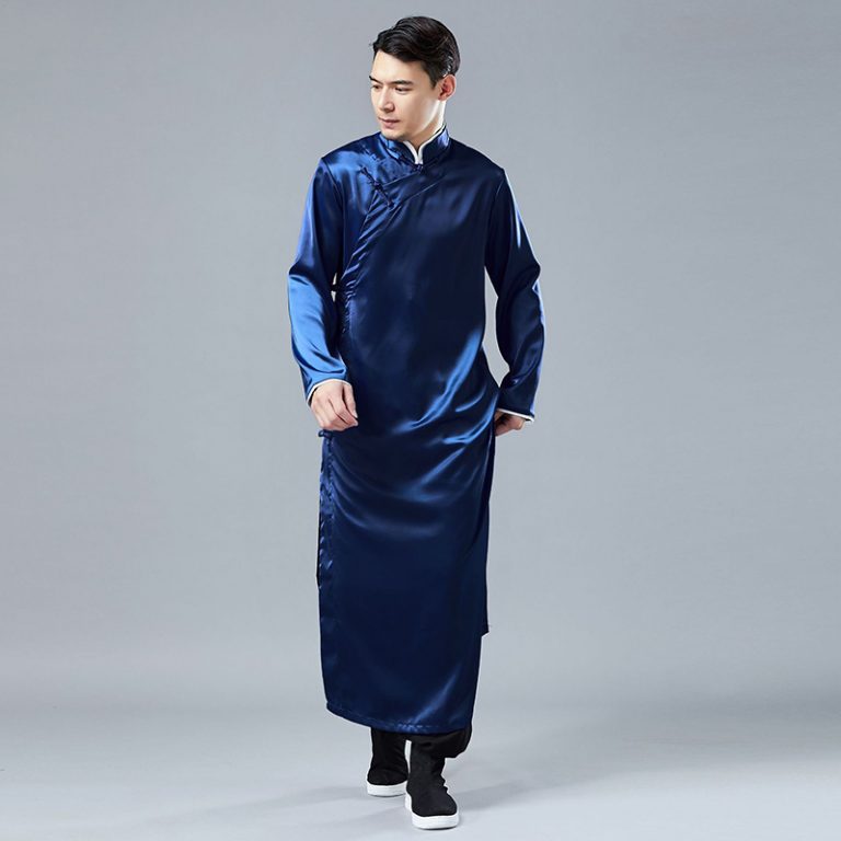 Mens Long Chinese Male Cheongsam – SGAN