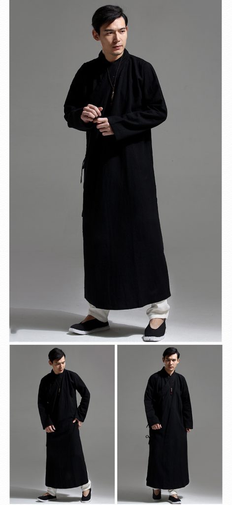 Mens Linen Shaolin Monk kung fu Robe – SGAN