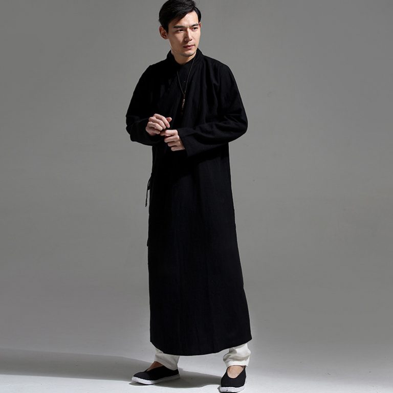 Mens Linen Shaolin Monk kung fu Robe – SGAN